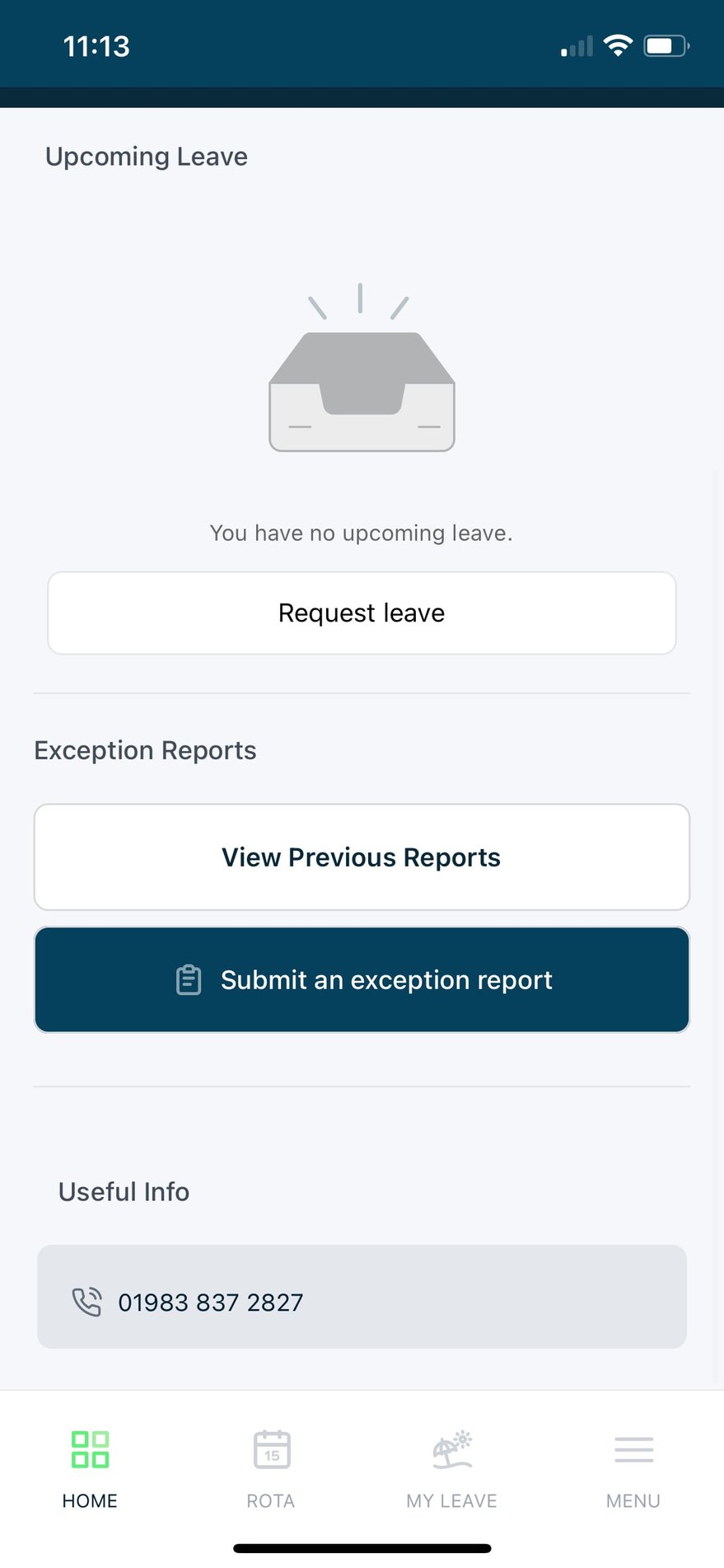 How do I raise an exception report?